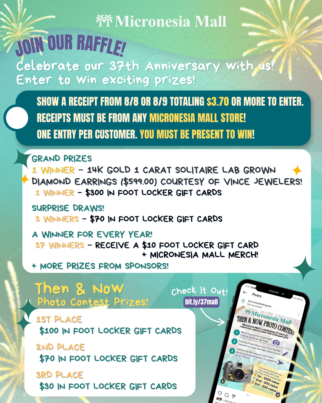 Micronesia Mall's 37th Anniversary | Events & Promotions | Micronesia Mall