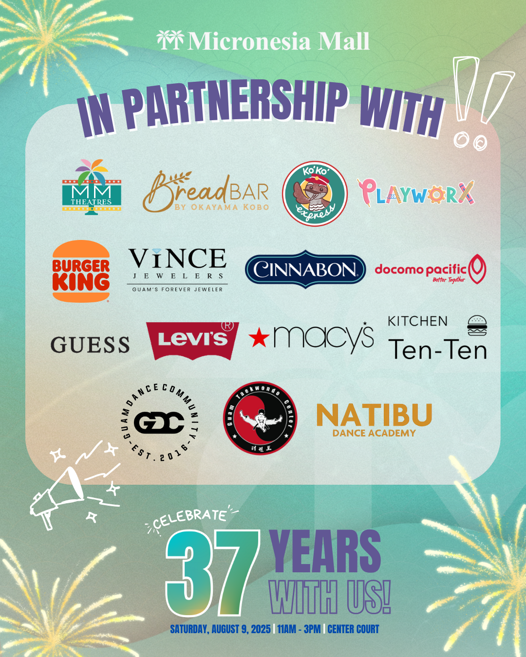 Micronesia Mall's 37th Anniversary | Events & Promotions | Micronesia Mall
